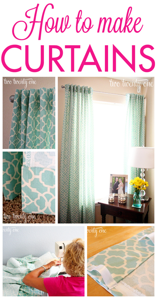 How To Make Curtains Step By Step Sewing Tutorial How To Make Curtains Step By Step Sewing Tutorial