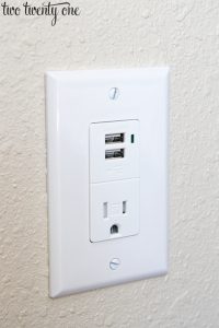 How to Install a USB Wall Outlet {Receptacle Outlet}