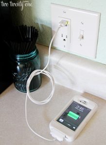 How to Install a USB Wall Outlet {Receptacle Outlet}