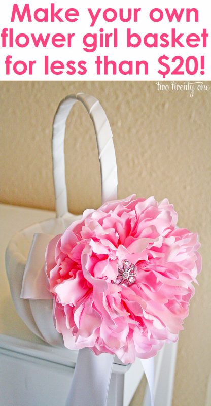 DIY Flower Girl Basket - Wedding Tutorial