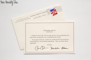 How to Get a White House Baby's Birth Greeting