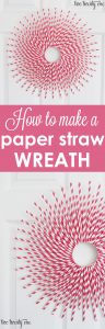 Paper Straw Wreath