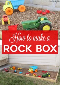 How To Make A Rock Box - A Sandbox Alternative