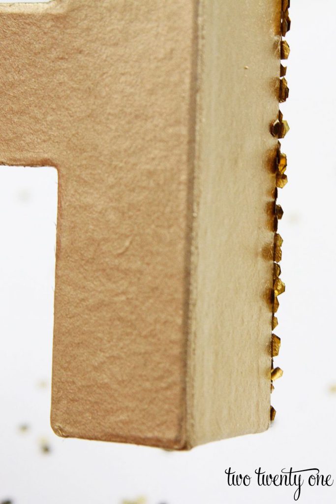 How to Make Glitter Letters