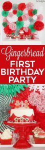 Gingerbread First Birthday Party