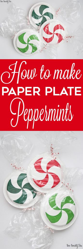 DIY Peppermint Decorations