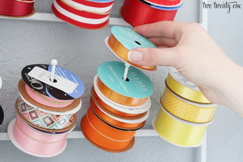 Home Office - Gift Wrap & Ribbon Storage