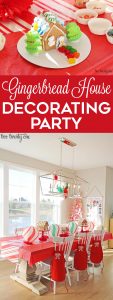 How to Throw a Gingerbread House Decorating Party