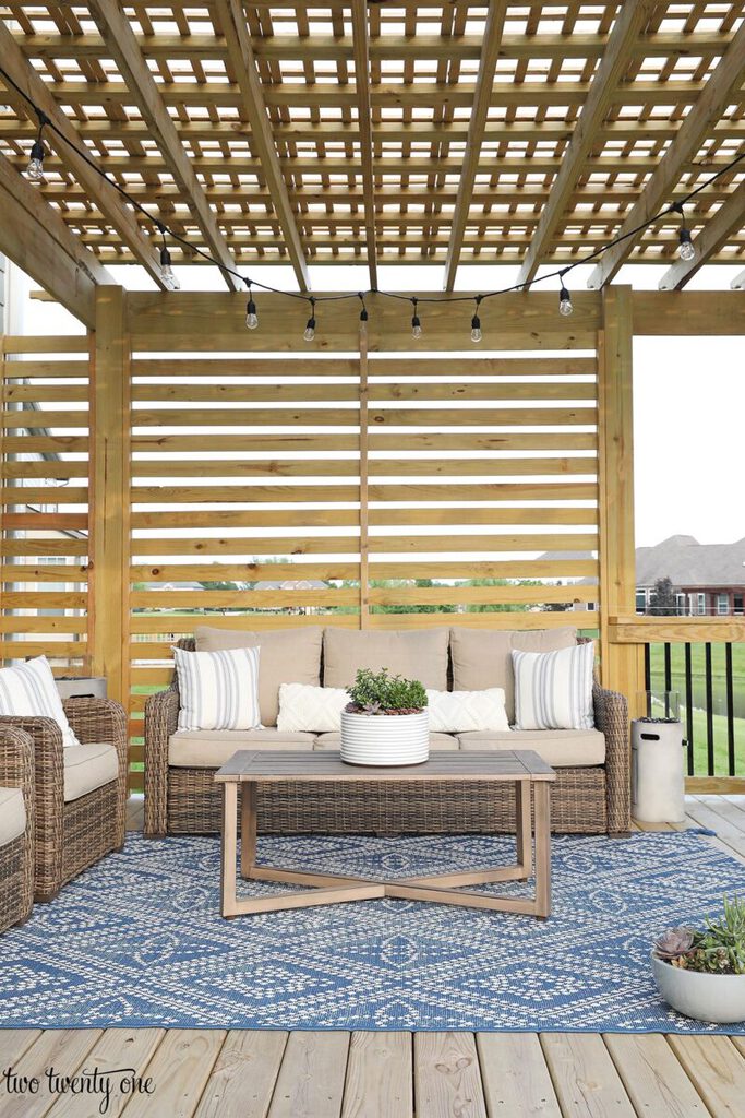 Deck with Pergola Reveal