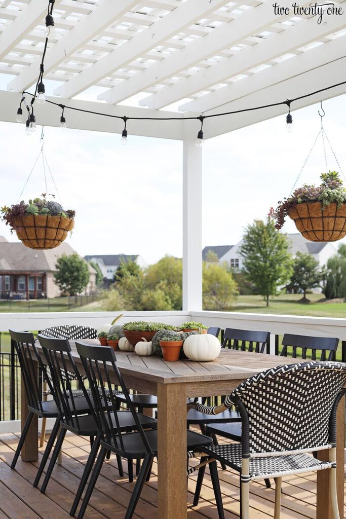 Fall Deck Decor
