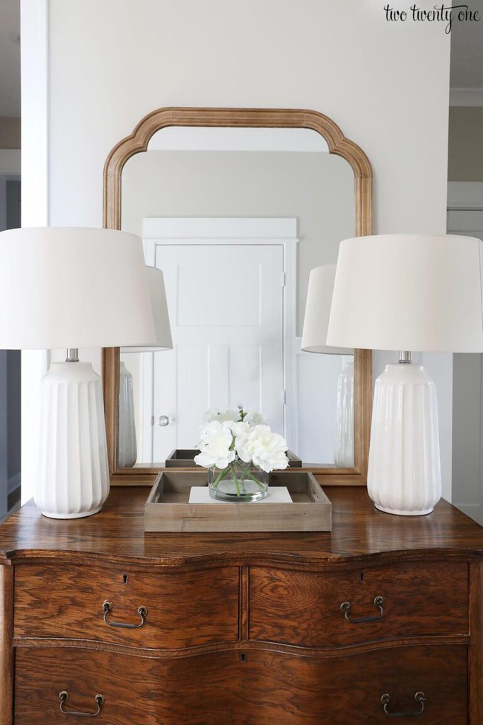 Styled Entryway Dresser - Four Ways