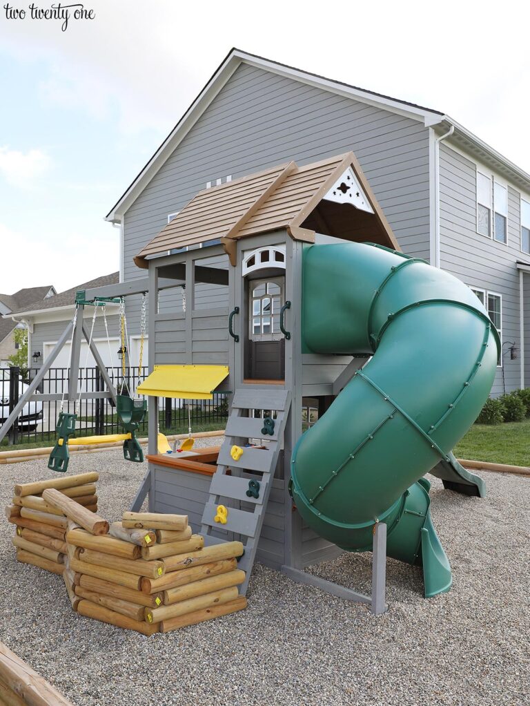 Painted Outdoor Playset
