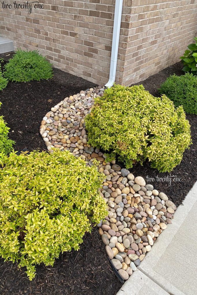Dry Creek Bed Landscaping - DIY Rainscaping
