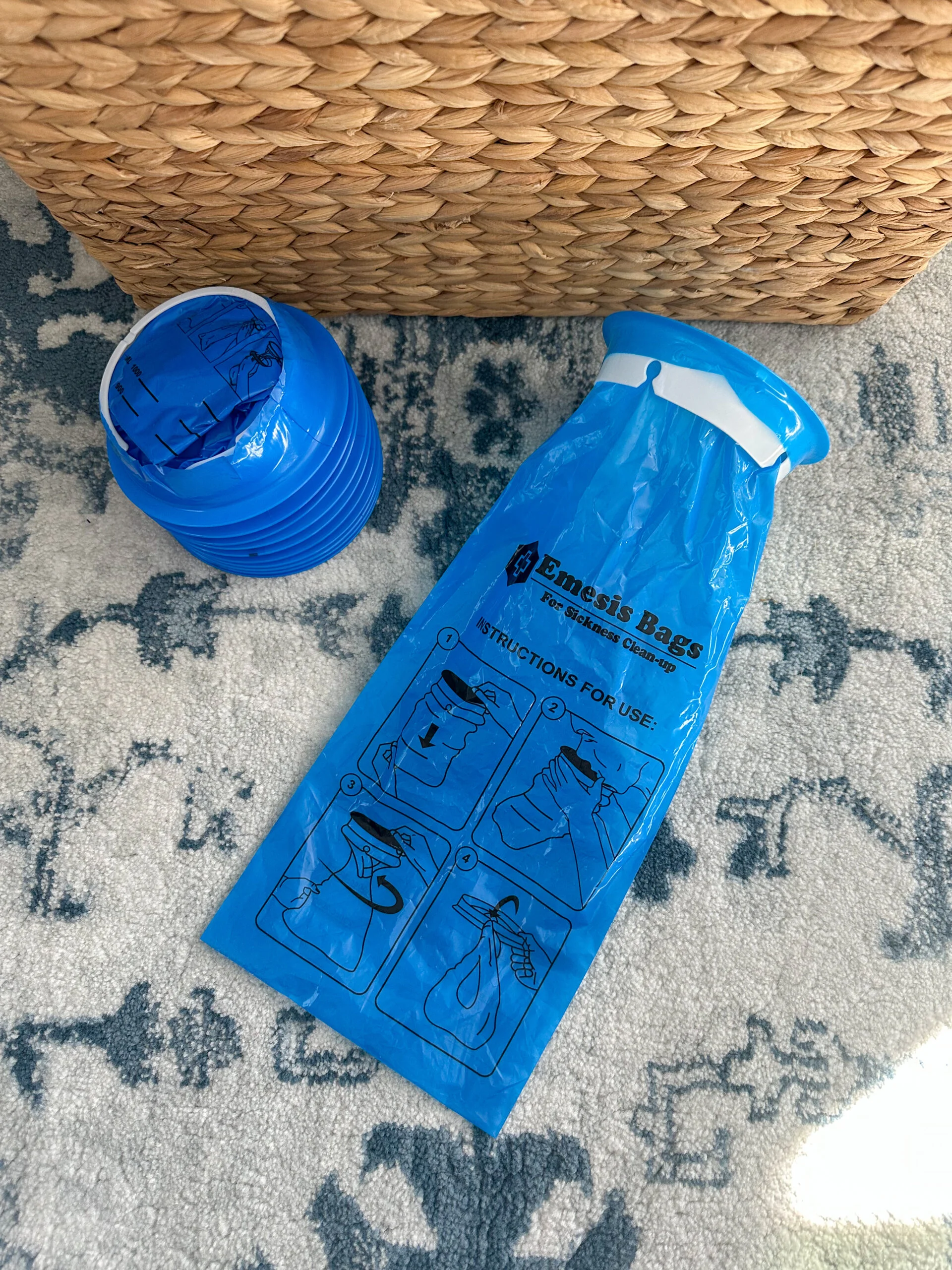 Stomach Bug Basket and Other Supplies